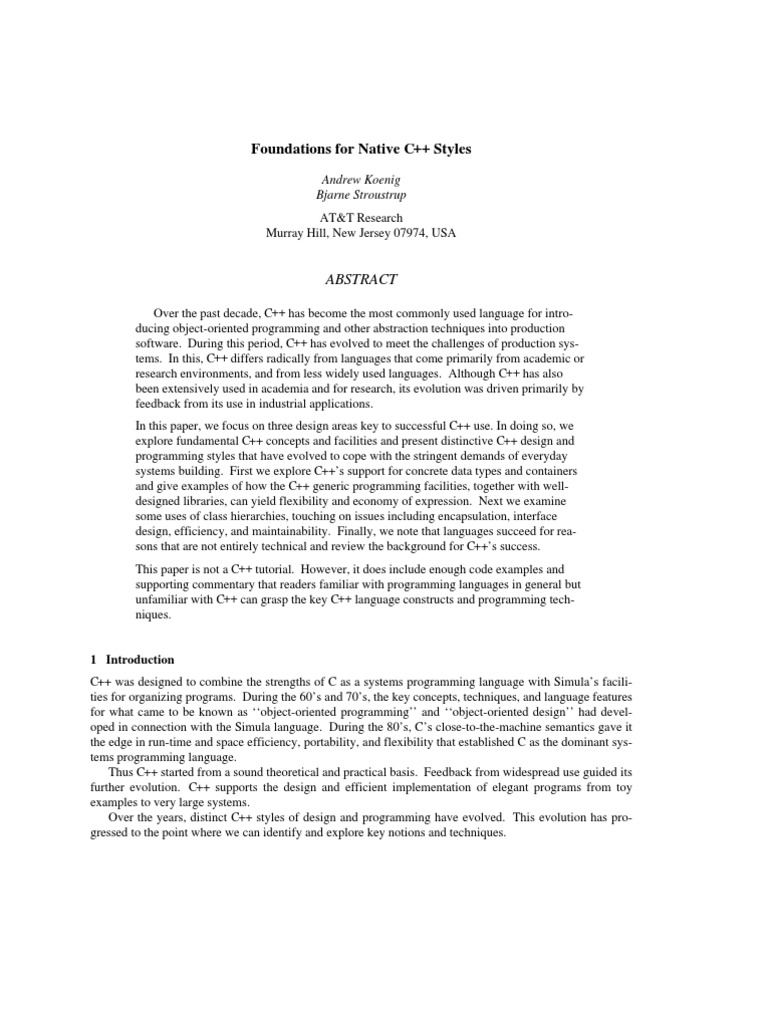 CPP Primer | PDF | C++ | C (Programming Language)