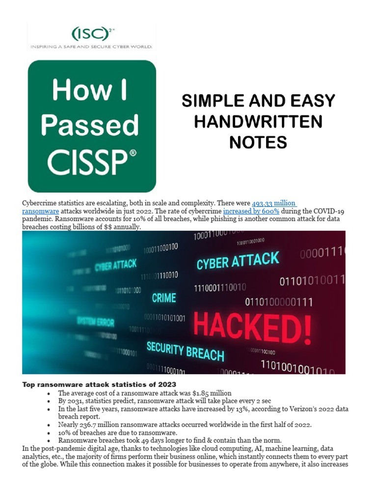 CISSP note (original) | PDF