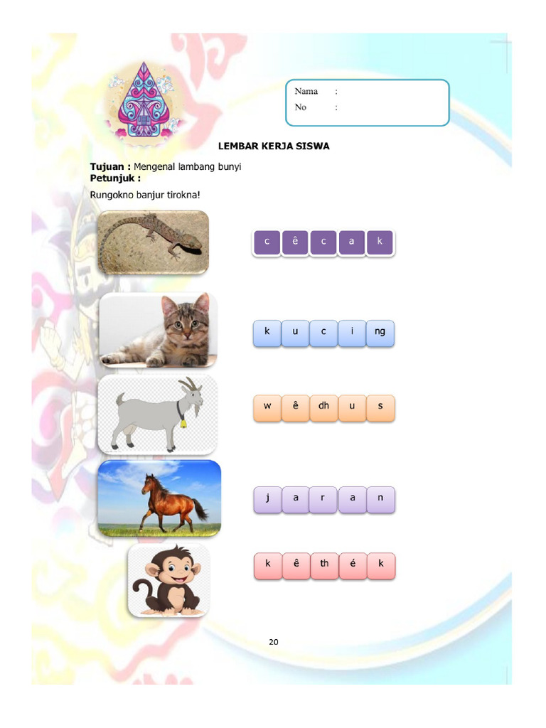 MODUL BAHASA JAWA KELAS 1 SEMESTER 1 | PDF