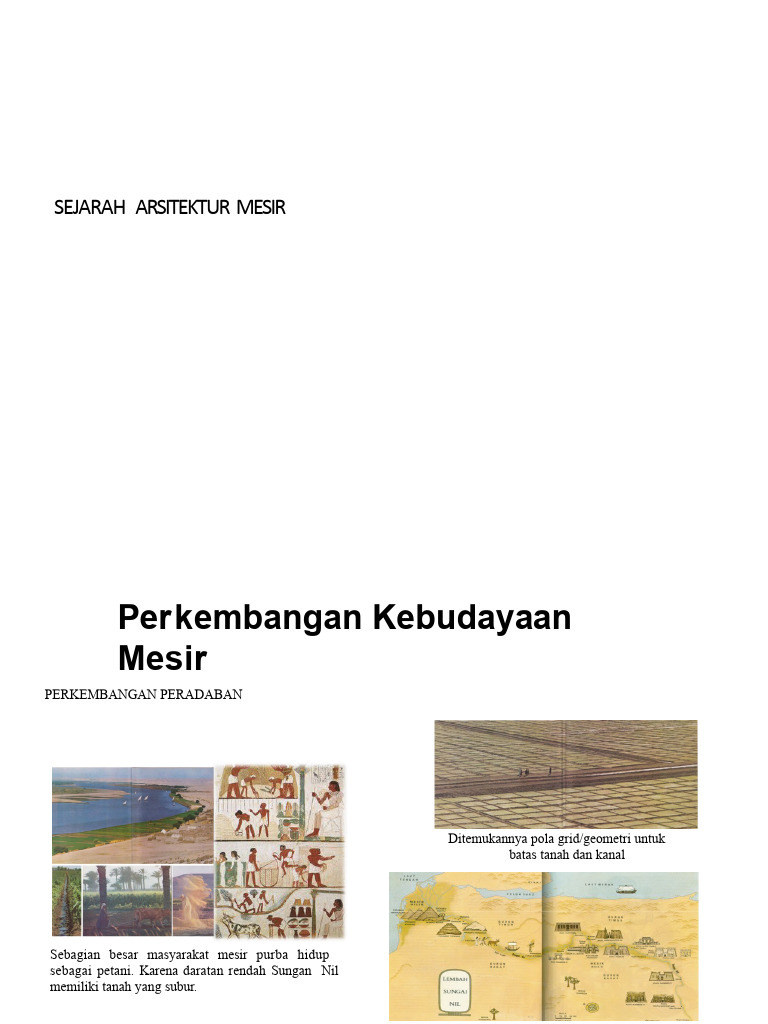 Arsitektur Masa Mesir Kuno | PDF