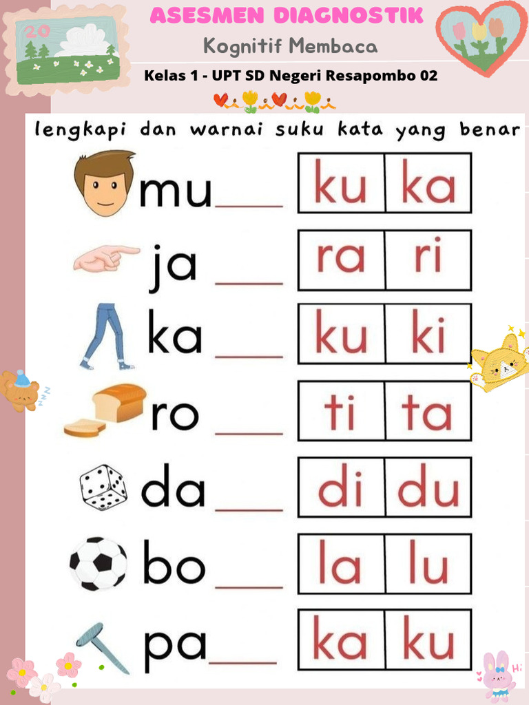 Asesmen Diagnostik Kognitif Membaca 2 | PDF