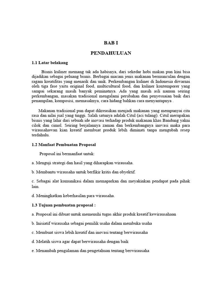 Proposal PKK Tentang Pemasaran | PDF