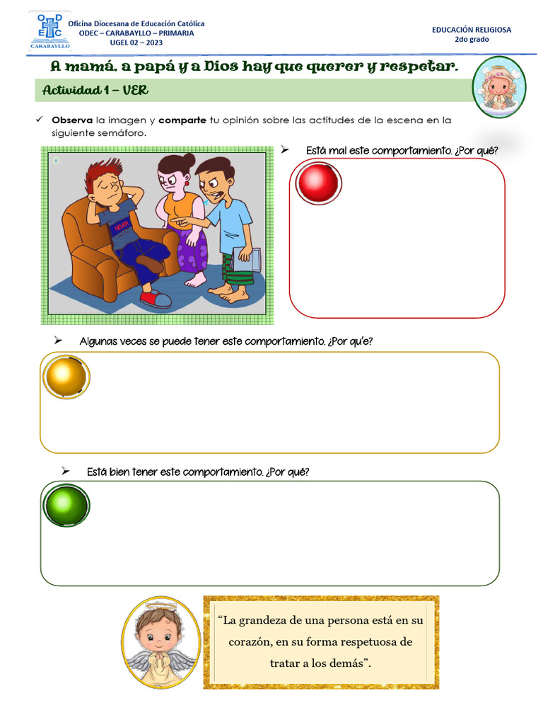 5TO. EdA 2° GRADO 2023 | PDF
