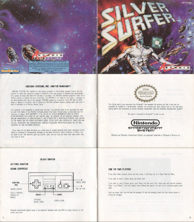 Silver - Surfer Manual | PDF