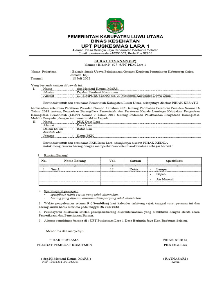 SP Dan BAP 2022 Kebugaran Haji | PDF