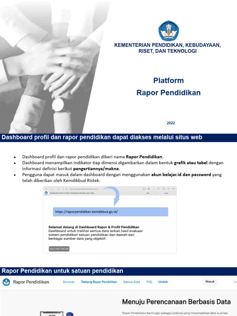 Rapor Pendidikan Kemdikbud | PDF