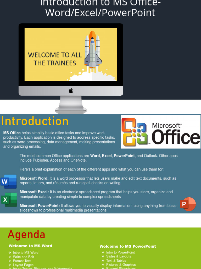 MS Office PPT 1 | PDF | Microsoft Word | Microsoft Excel