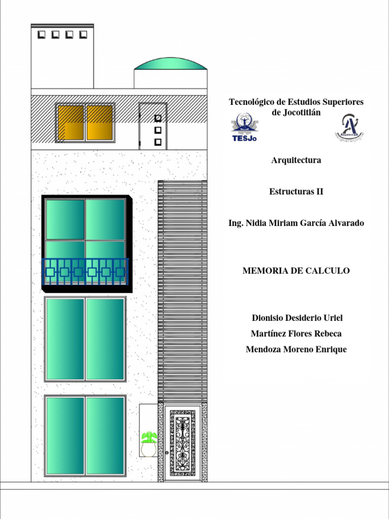 Memoria de Calculo Ejemplo Edificio 4 Plantas | PDF