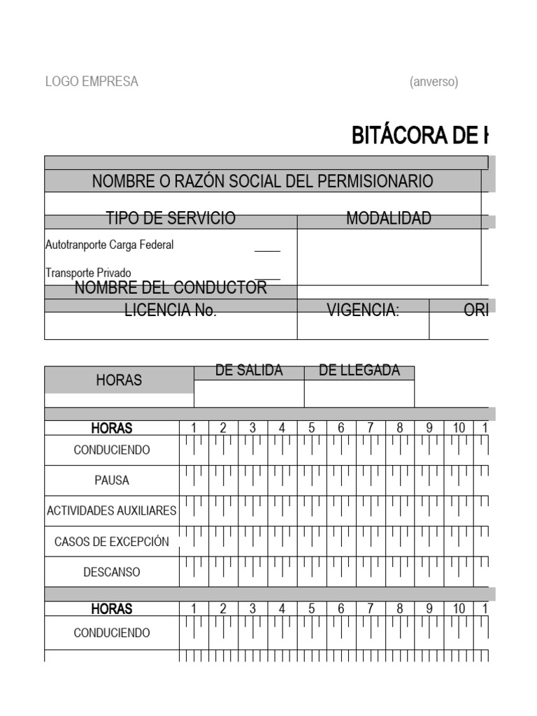Bitacora Hrs 2 Final | PDF Bitacora Hrs 2 Final | PDF