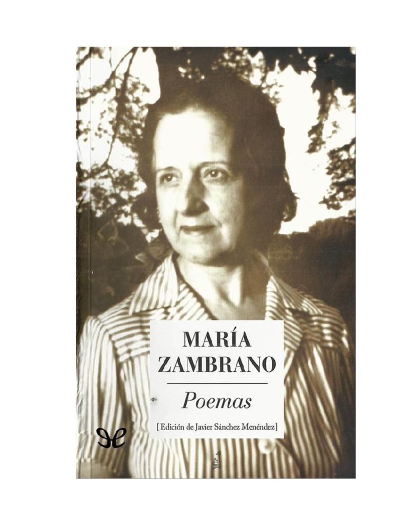 Zambrano Maria - Poemas | PDF | Baruch Spinoza | Immanuel Kant