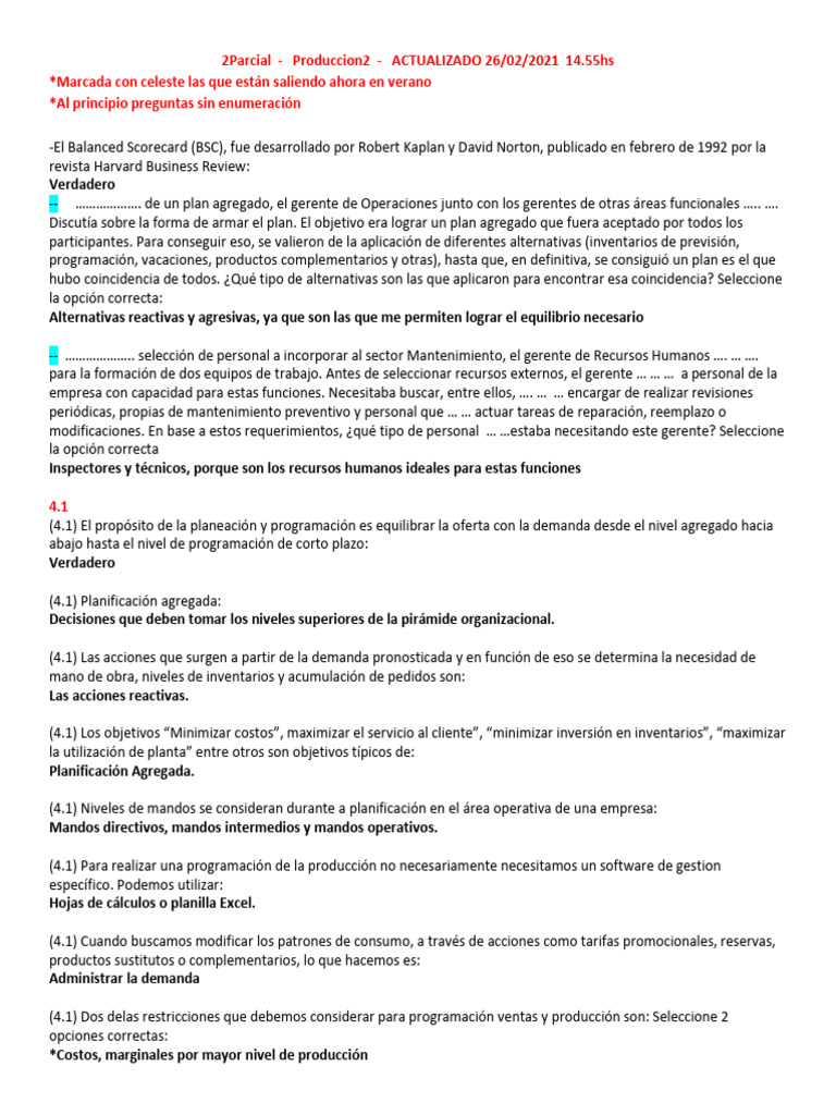 Planificación Agregada y Lean 2P | PDF | Lean Manufacturing | Inventario