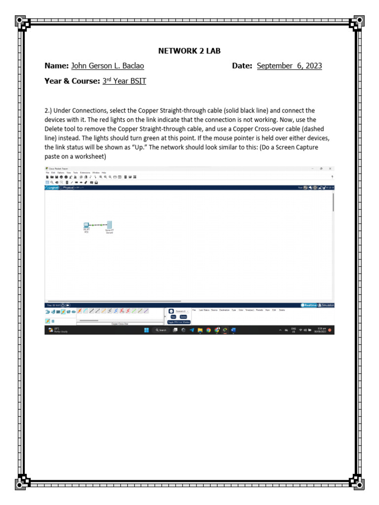 Baclao - Lab4 Second Network | Download Free PDF | Ip Address | Domain Name System