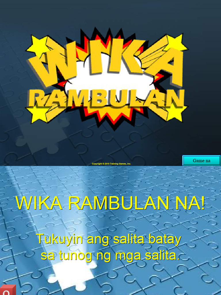 Wika Rambulan | PDF