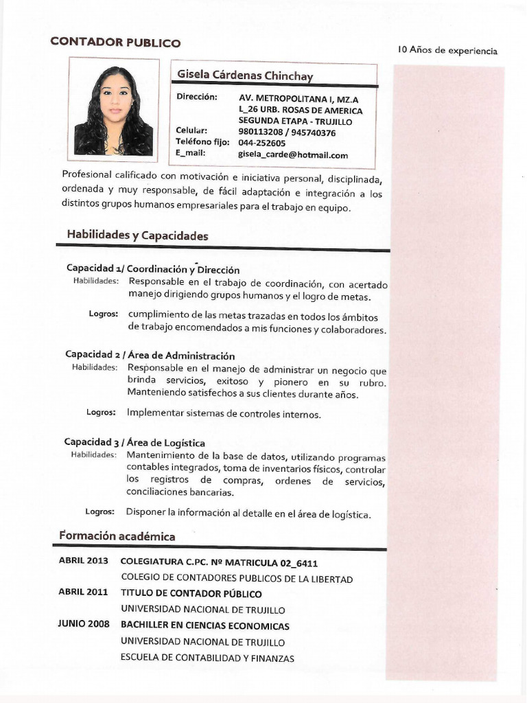 CV Completo Documentado | PDF