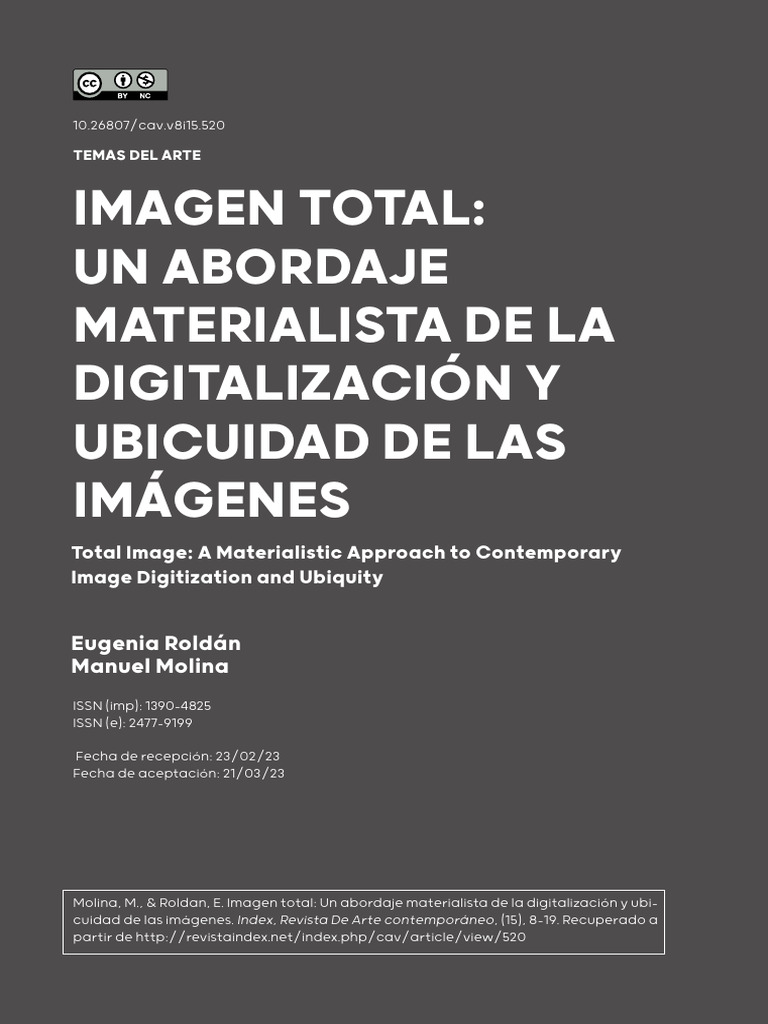 Imagen Total - Index - Publicado | PDF | Imagen | Capitalismo