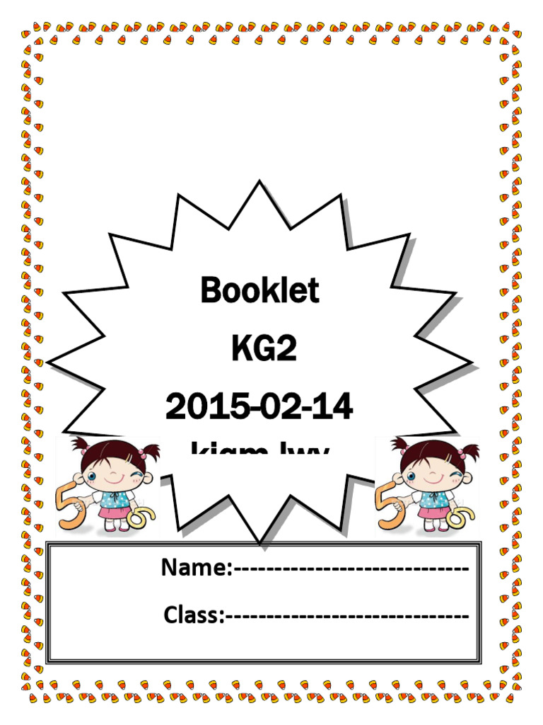 Cahier d'Exercices pour KG2 | PDF