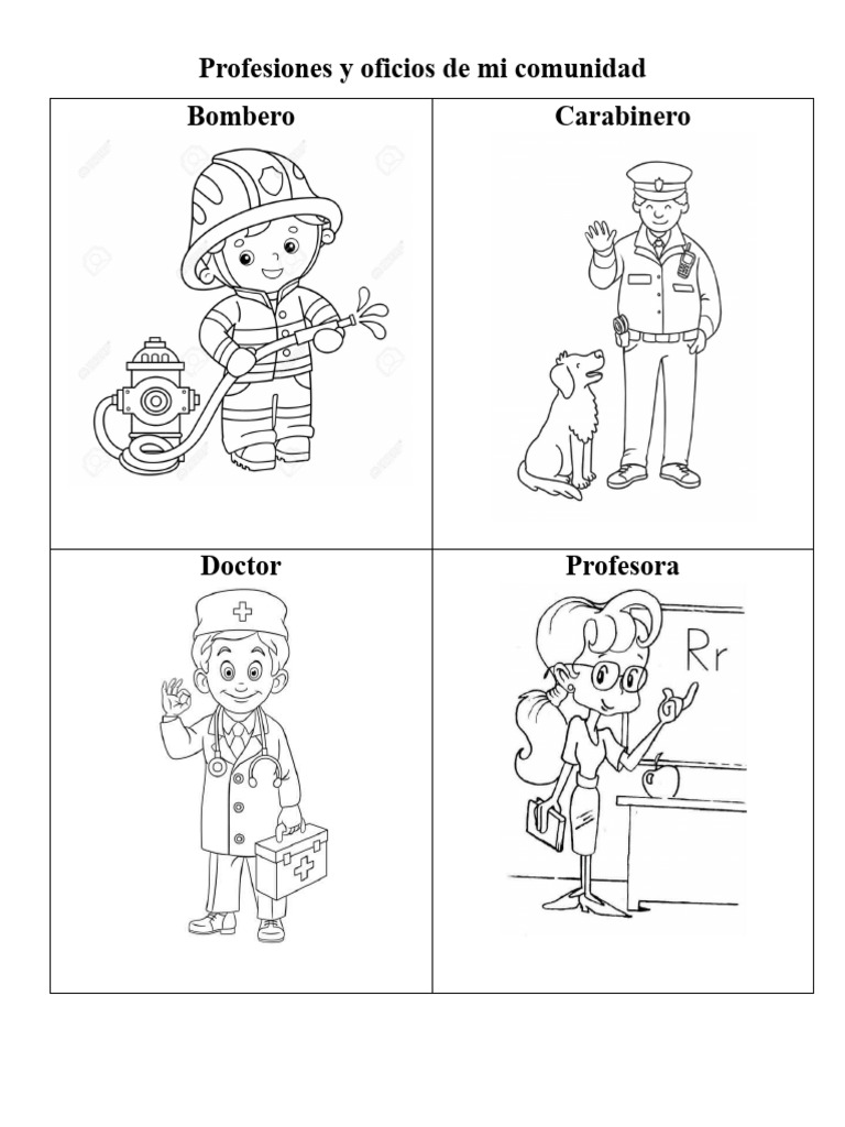 Profesiones y Oficios de Mi Comunidad | PDF