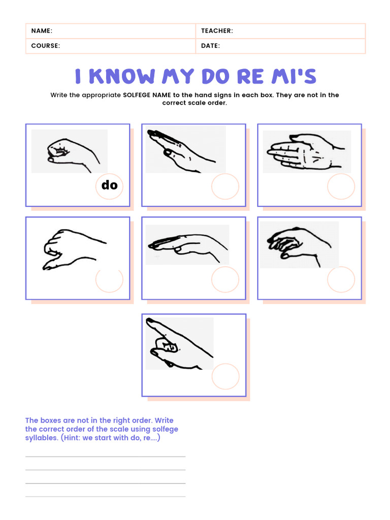 I know my DO RE MI | PDF