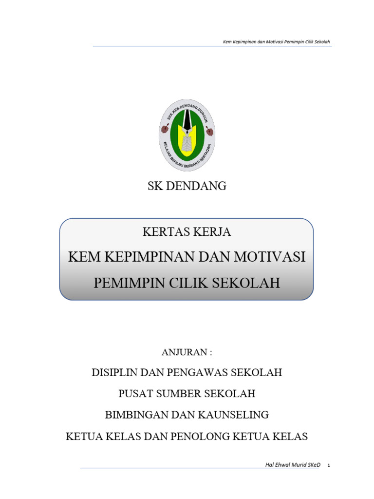 Kem Kepimpinan 2023 SKeD | PDF