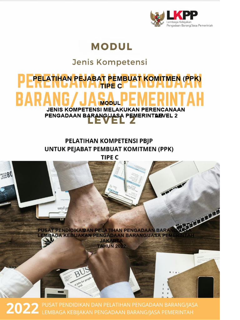 Modul JK Melakukan Perencanaan PBJP Level 2 Versi 2 Publish | PDF