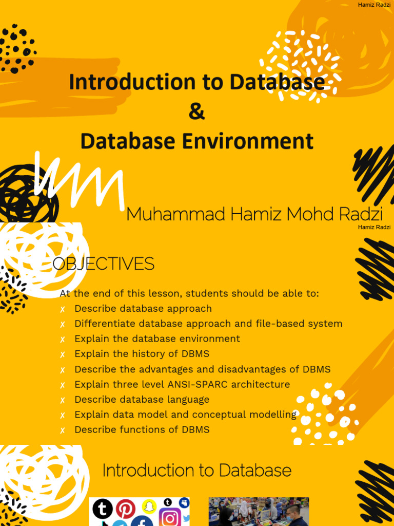 Ict502 Introduction To Database And Database Environment Pdf Databases Conceptual Model