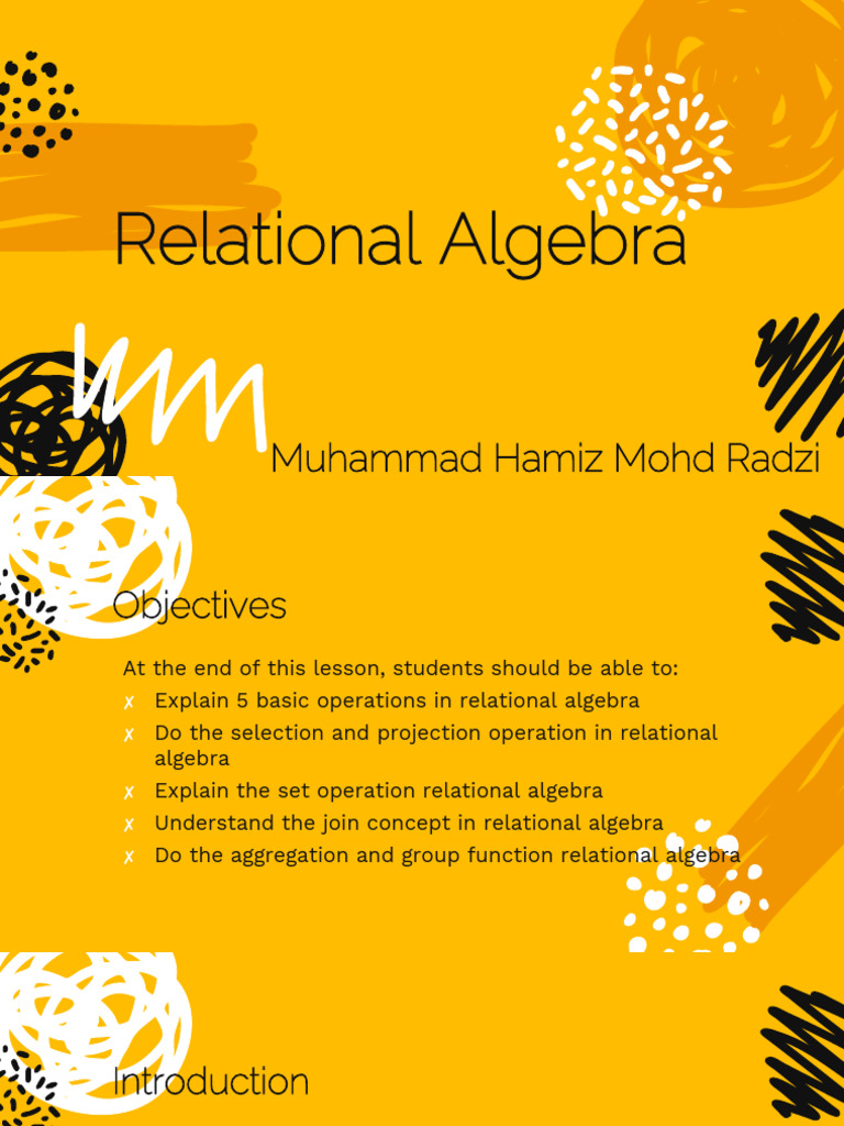 ICT502 - Relational Algebra | PDF ICT502 - Relational Algebra | PDF