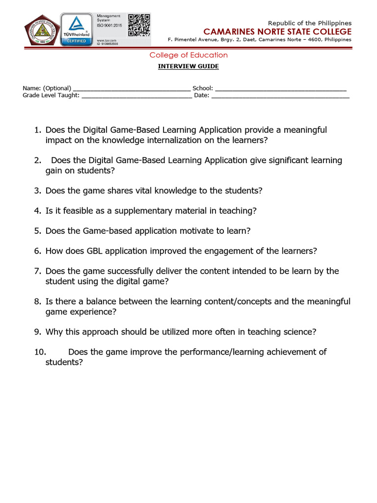 Interview Pdf