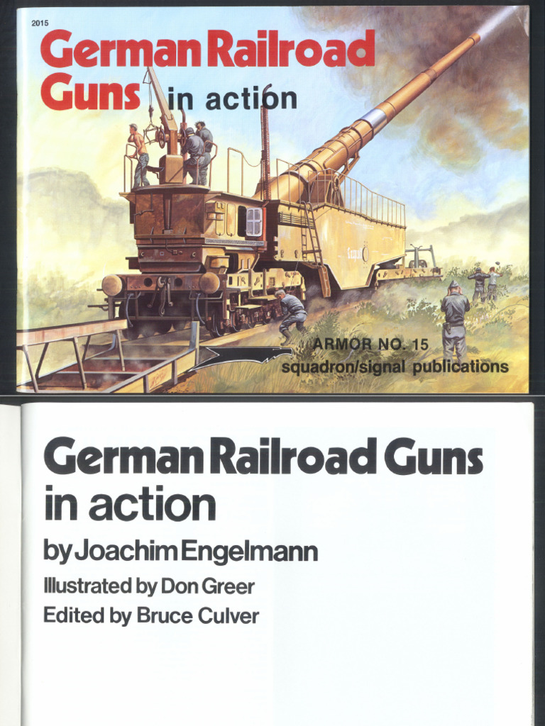 (Armor) - (Squadron-Signal) - (In Action 15) - German Railroad Guns in ...