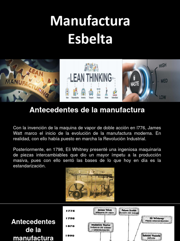 Manufactura Esbelta | PDF | Lean Manufacturing | Business