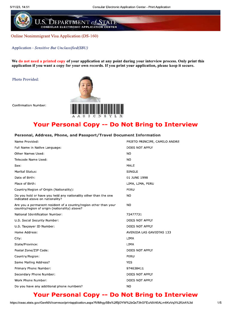 Camilo Prieto Conffirmacion | PDF