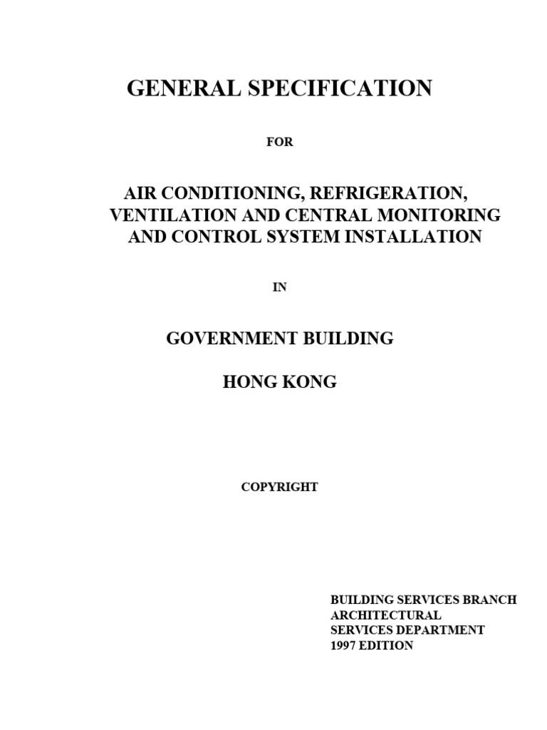 E68 (MVAC97) | PDF | Specification (Technical Standard) | Architect