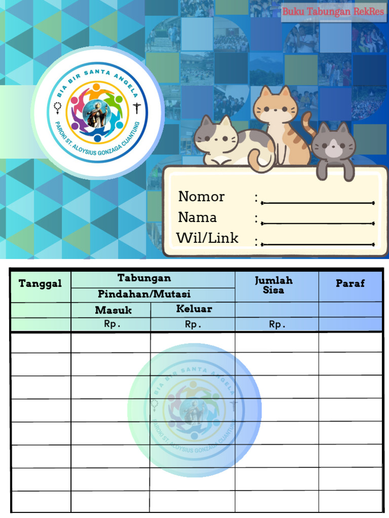 Contoh Buku Tabungan | PDF