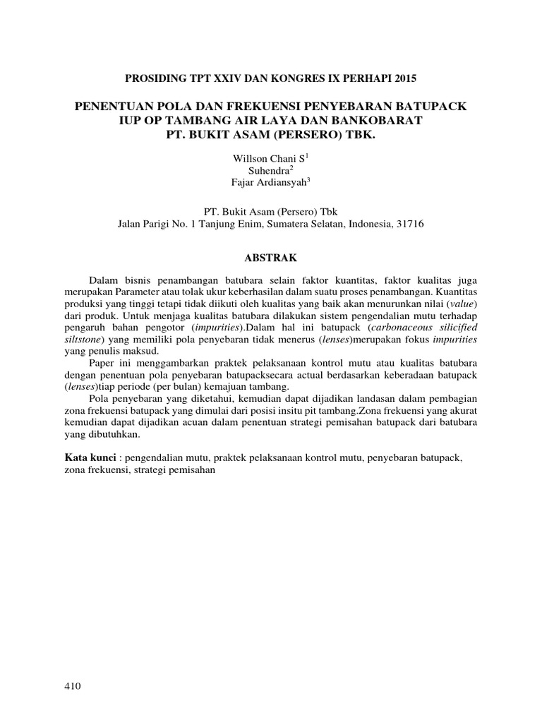 Batu Pack Tal From 537084030 Prosiding TPT Ix Perhapi 2015 | PDF
