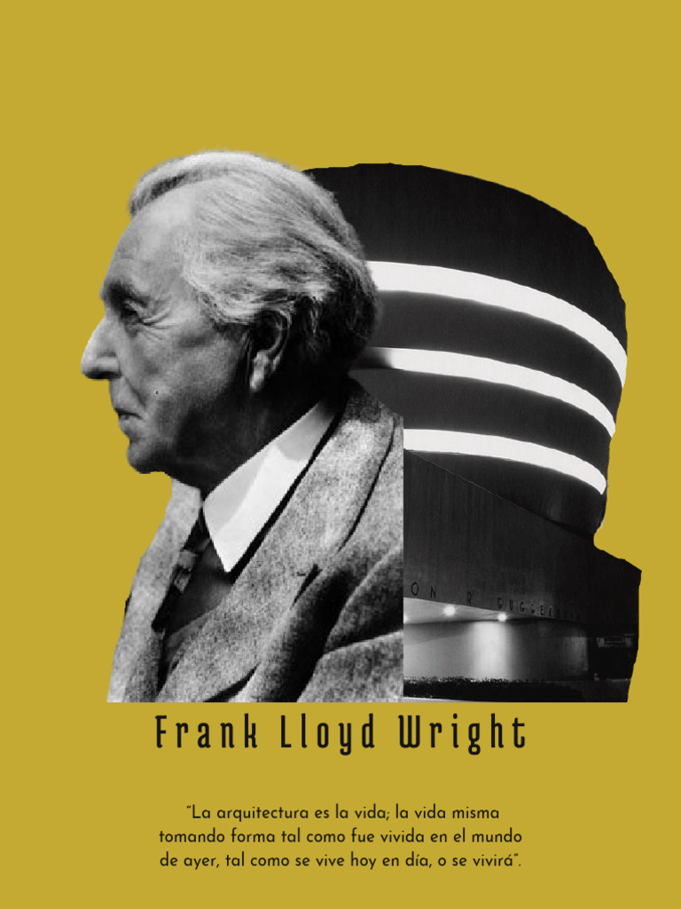 Afiche Frank Lloyd Wright | PDF