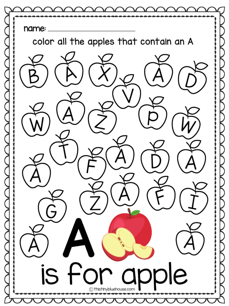3 Letter Recognition Worksheets | PDF