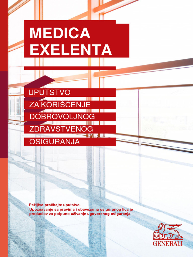 Uputstvo Za Korišćenje Dobrovoljnog Zdravstvenog Osiguranja | PDF
