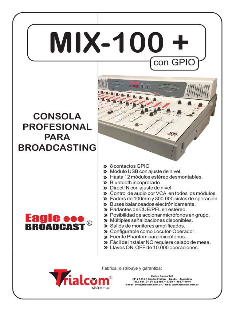 Manual MIX 100+ | PDF