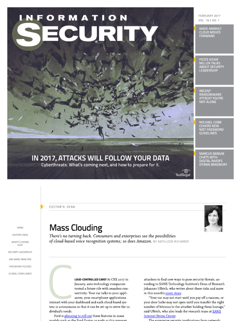 Information Security Attacks In 2017 Pdf