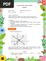 Modul Ajar Persamaan Garis Lurus | PDF