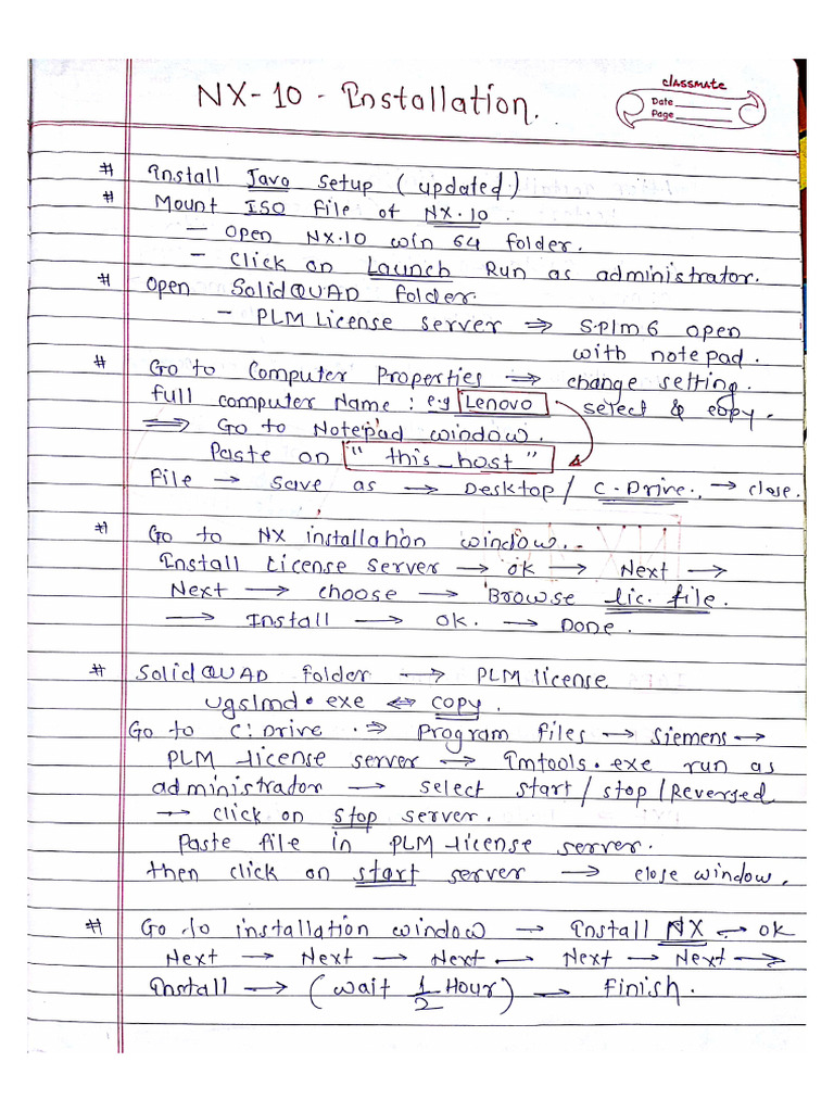 NX 12 .Installation | PDF