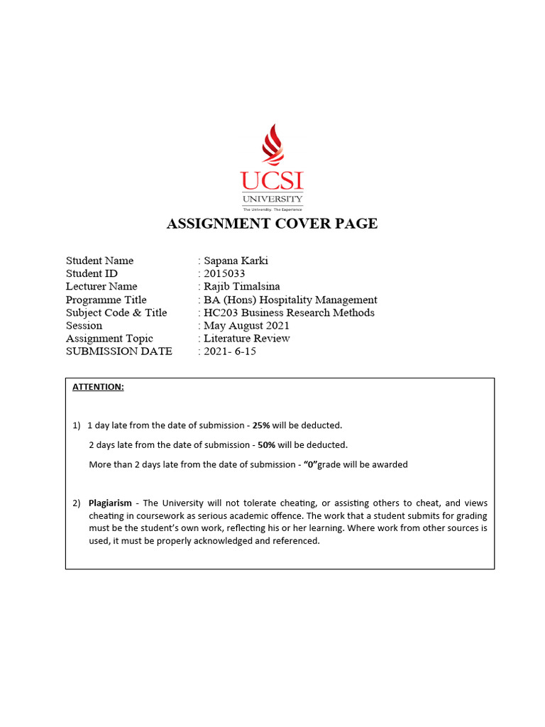 Business Research Assignment 1 | PDF