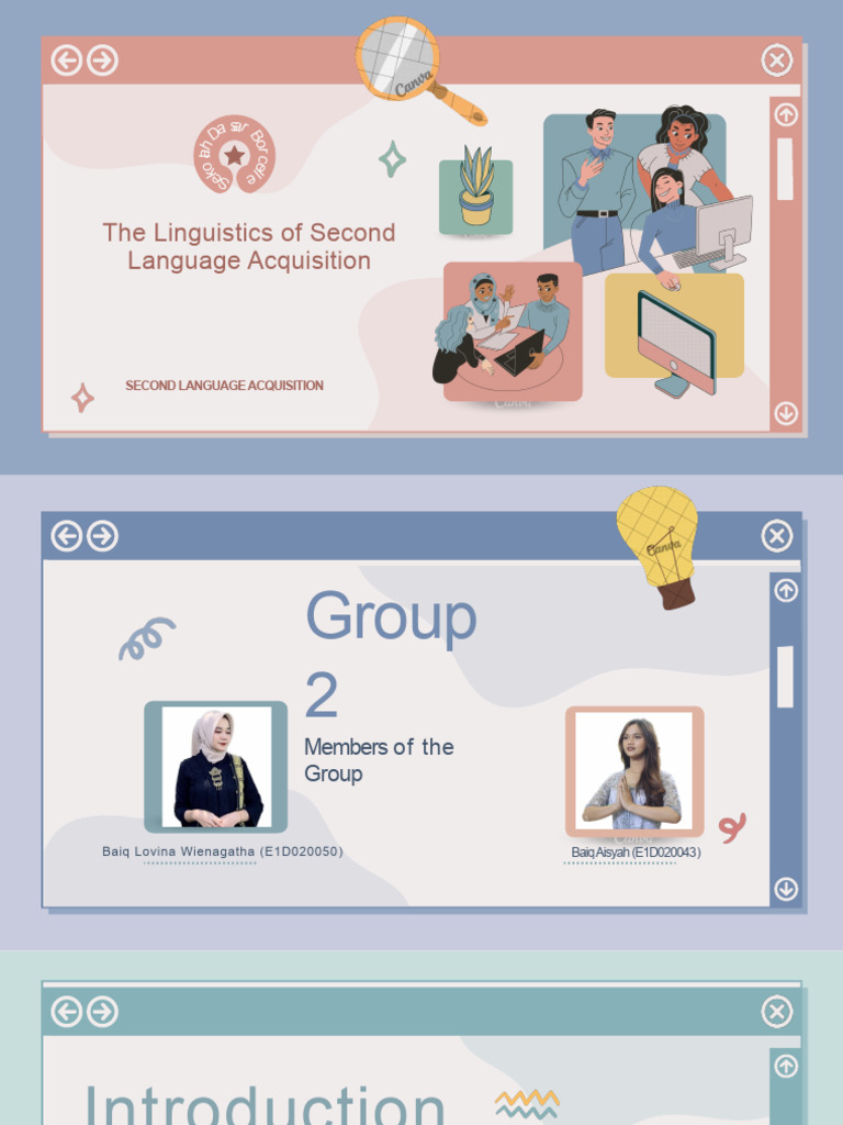 The Linguistics of Second Language Acquisition: Sar Bo | PDF | Second Language Acquisition ...