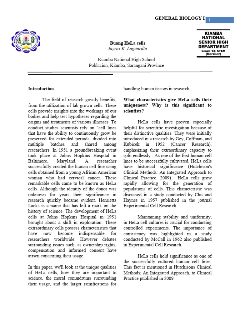 Term Paper Sample Format 1 | PDF