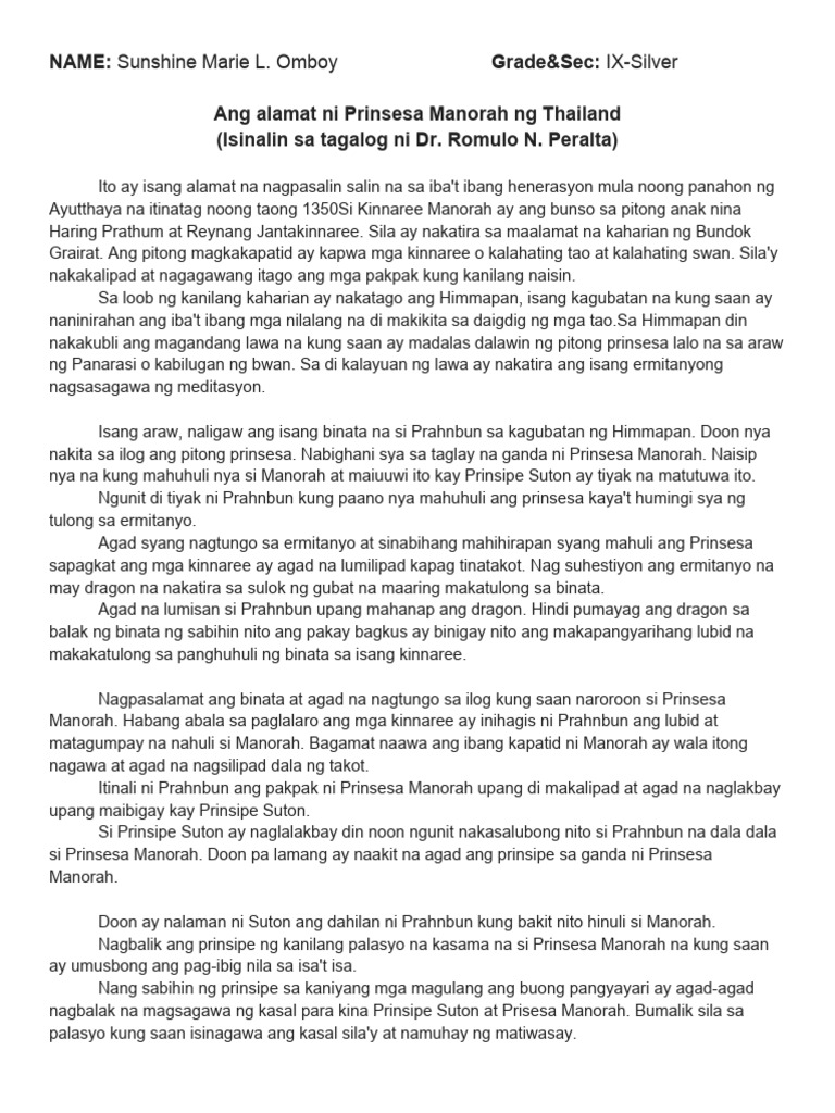 Kwentong Alamat | PDF