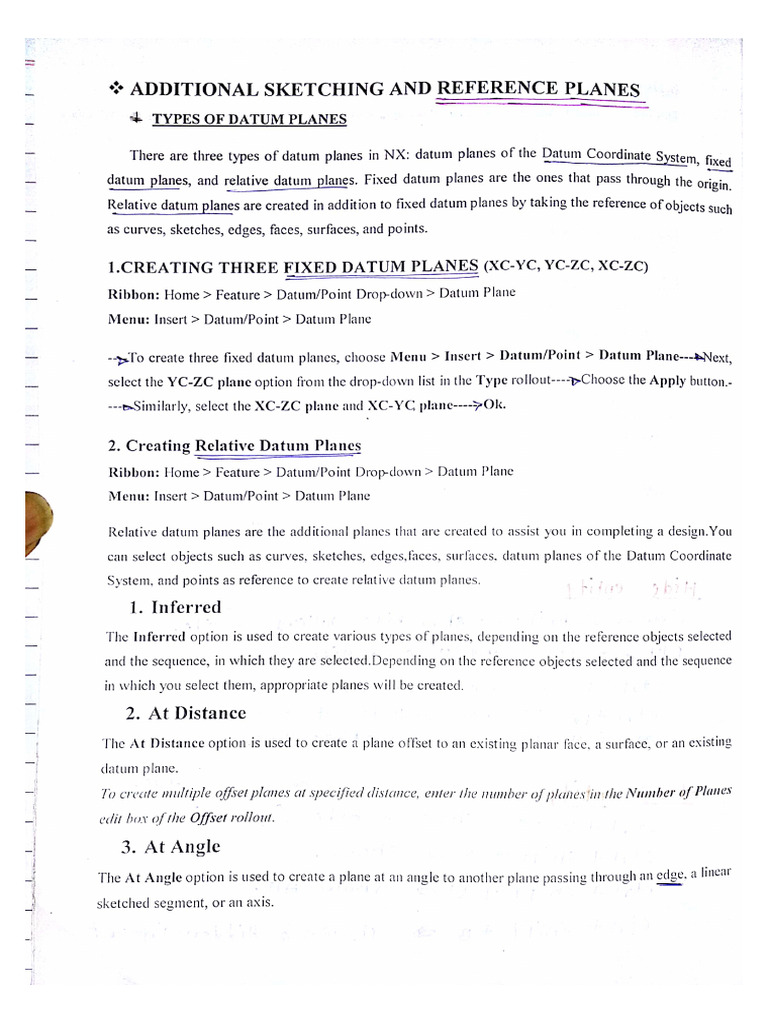 10.datum Plane | PDF