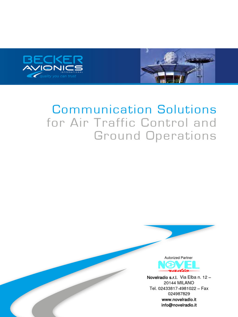 BECKER Product-Catalog ATC A4 Version-1a 10juni13 MAIL | PDF | Radio | Very High Frequency