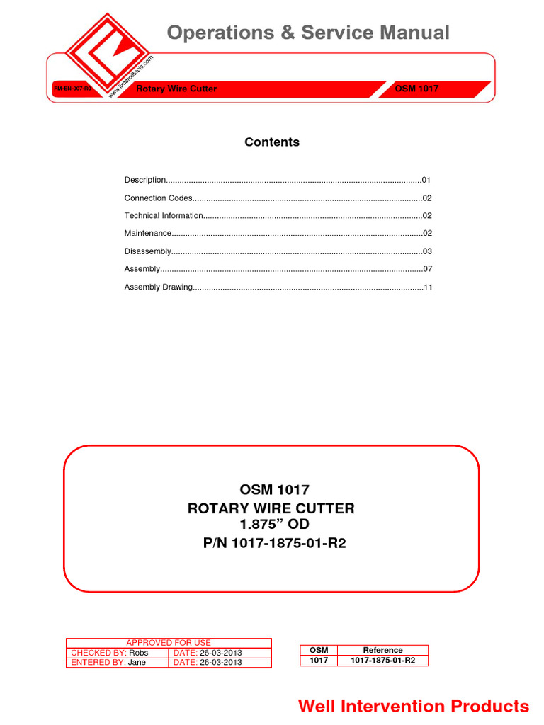Details of Rotary Cutter | PDF | Screw | Machines