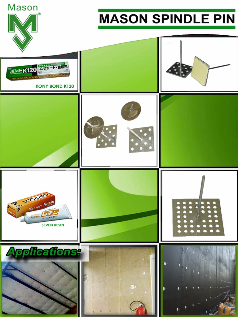 MASON Spindle Pin Catalog 1 | PDF