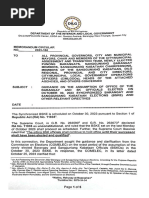 Memo PBs Road Clearing 2024 | PDF | Government