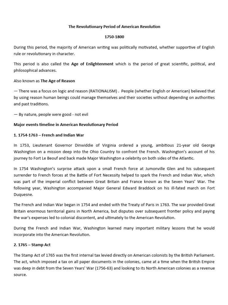 El 115 The Revolutionary Period | Download Free PDF | The Federalist ...